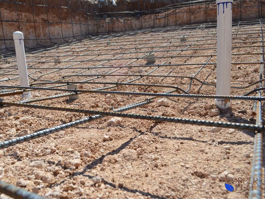 Pool Building Process | Steel Structure | Copper Leaf Pools