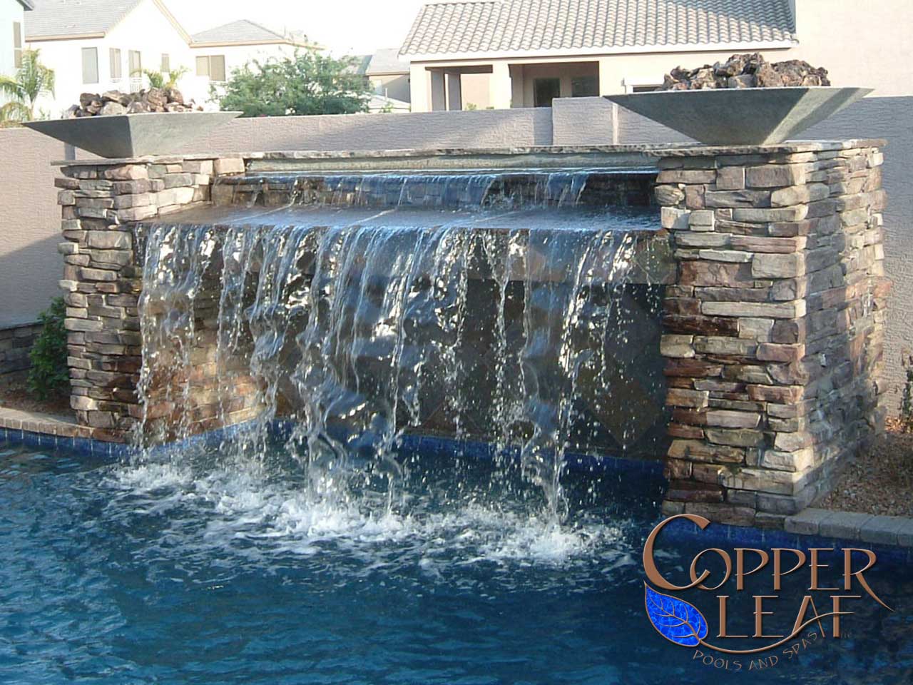 Custom Backyard Waterfalls